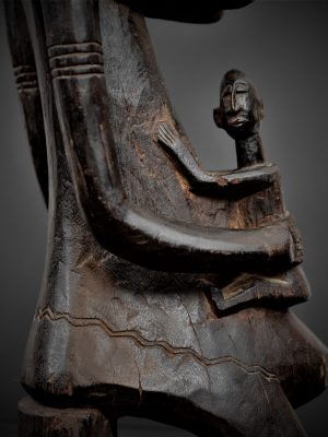 Statue Maternité Bamana, Gwandusu, Mali - Galerie Eve Begalli