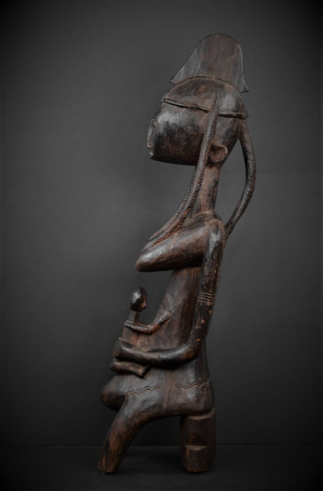 Statue Maternité Bamana, Gwandusu, Mali - Galerie Eve Begalli