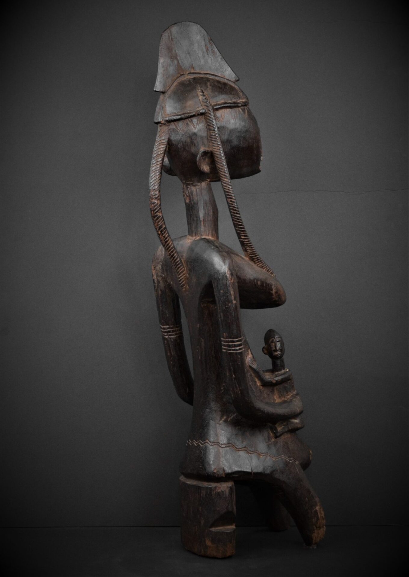 Statue Maternité Bamana, Gwandusu, Mali - Galerie Eve Begalli