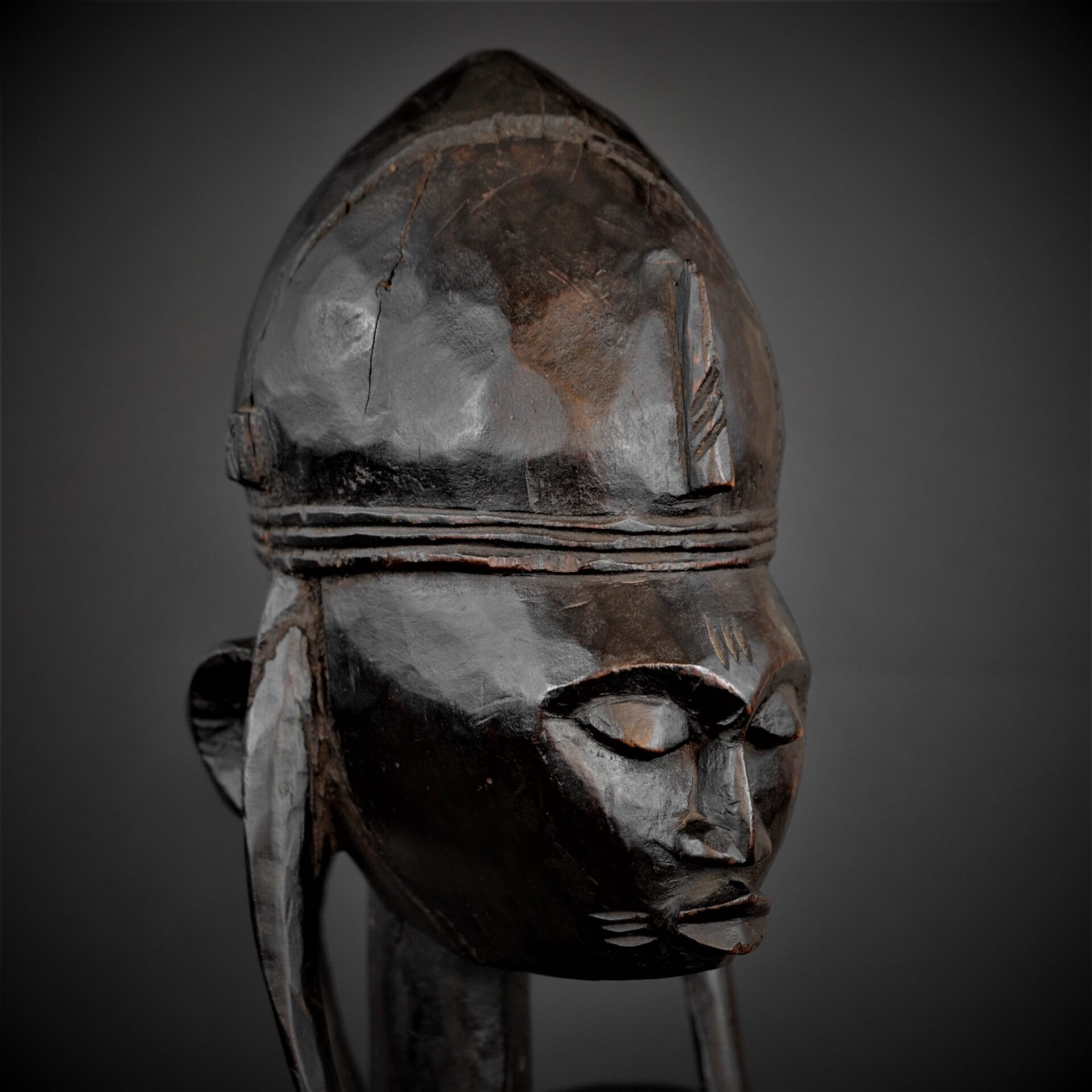 Statue Mère et enfant Bamana, Gwandusu, Mali - Galerie Eve Begalli