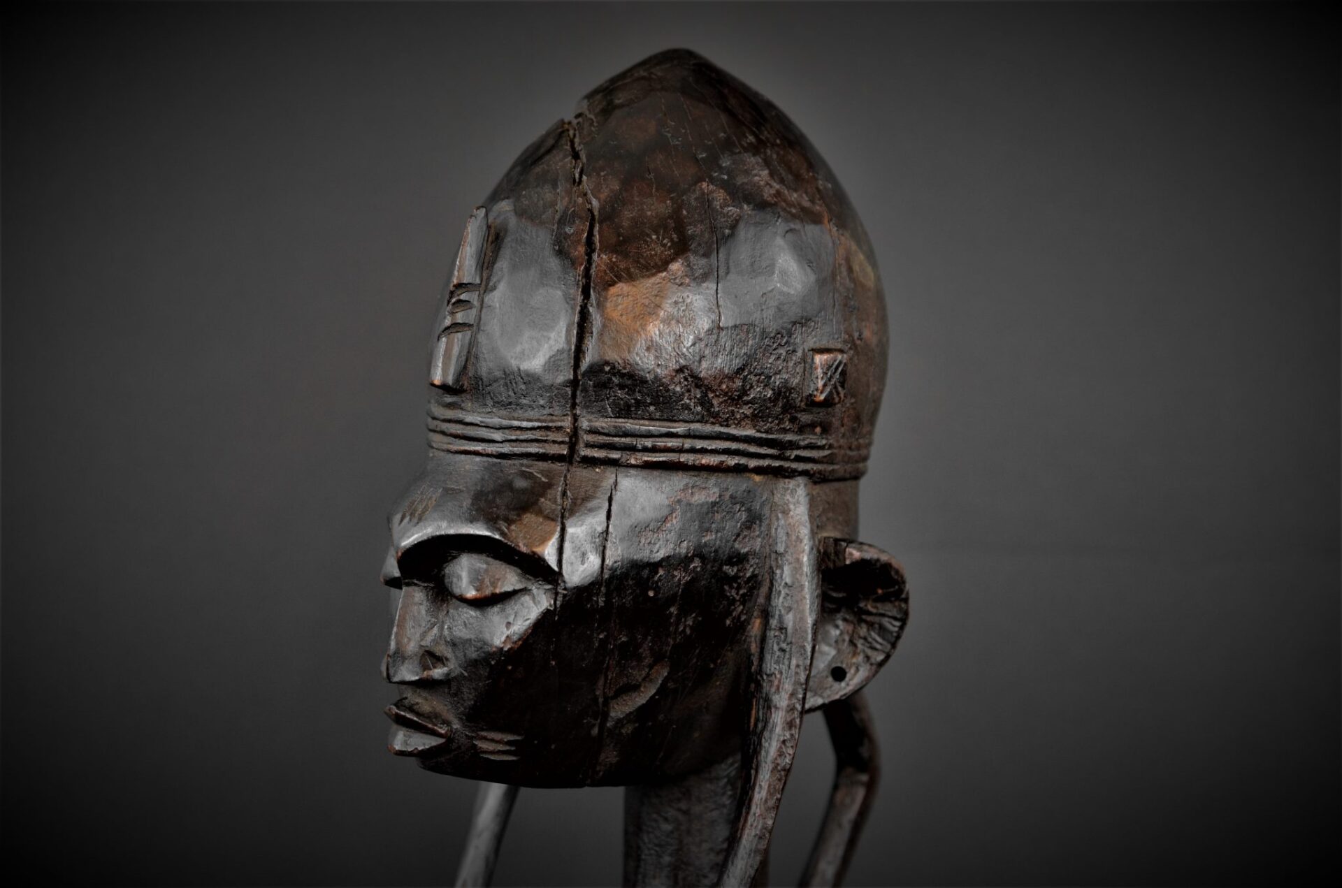 Statue Mère et enfant Bamana, Gwandusu, Mali - Galerie Eve Begalli