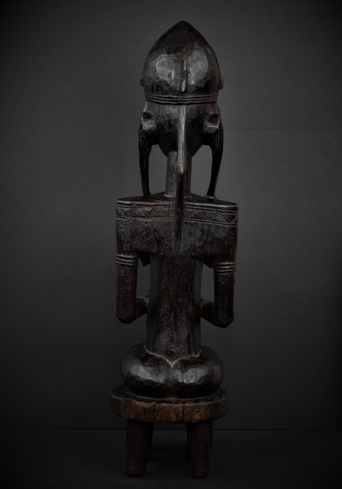Statue Mère et enfant Bamana, Gwandusu, Mali - Galerie Eve Begalli